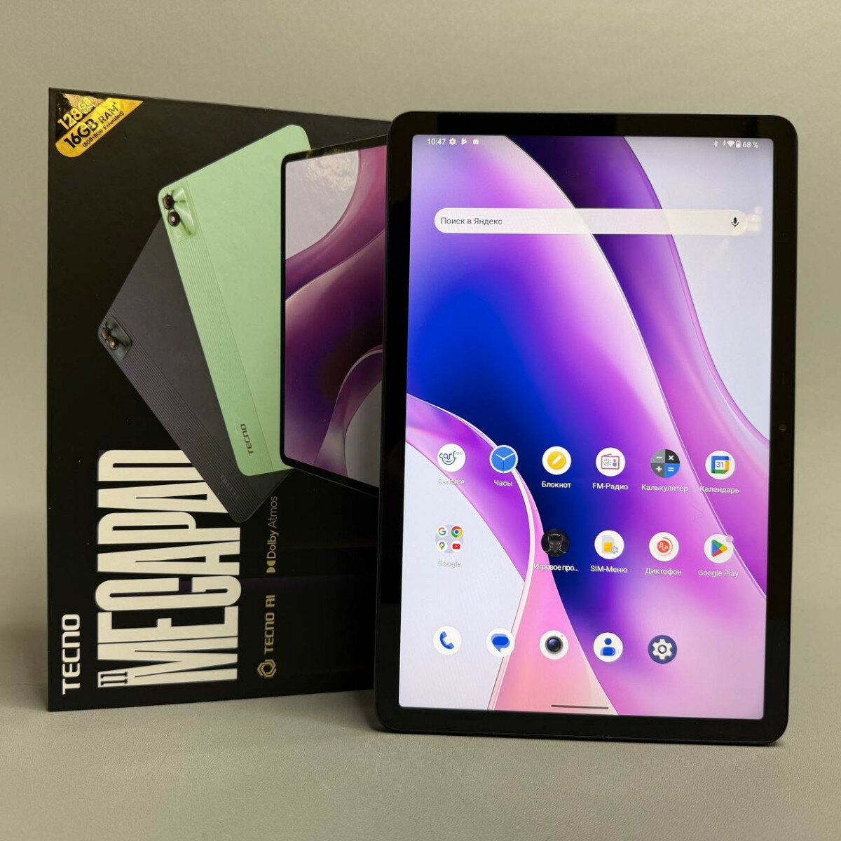 10.95" Планшет Tecno Megapad 11 LTE 8/128 ГБ серый