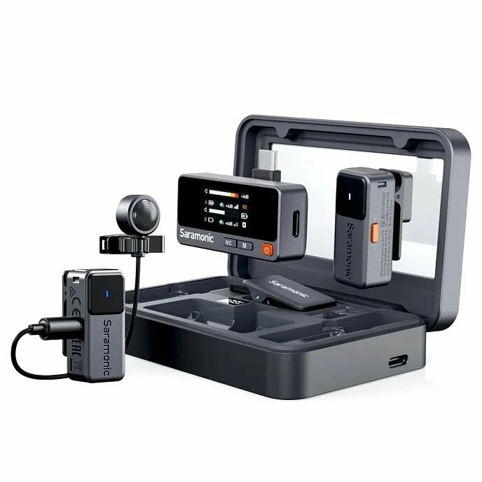 Микрофон Saramonic Air-02, для стриминга, конденсаторный, черный
