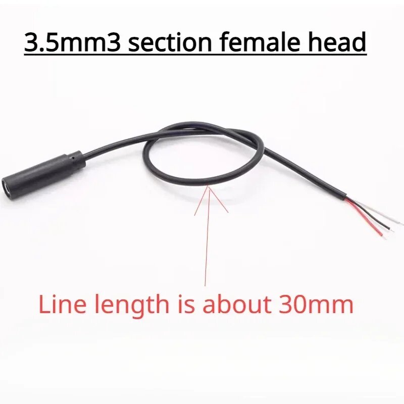 AUX удлинитель кабеля для ремонта наушников 3.5mm3section female