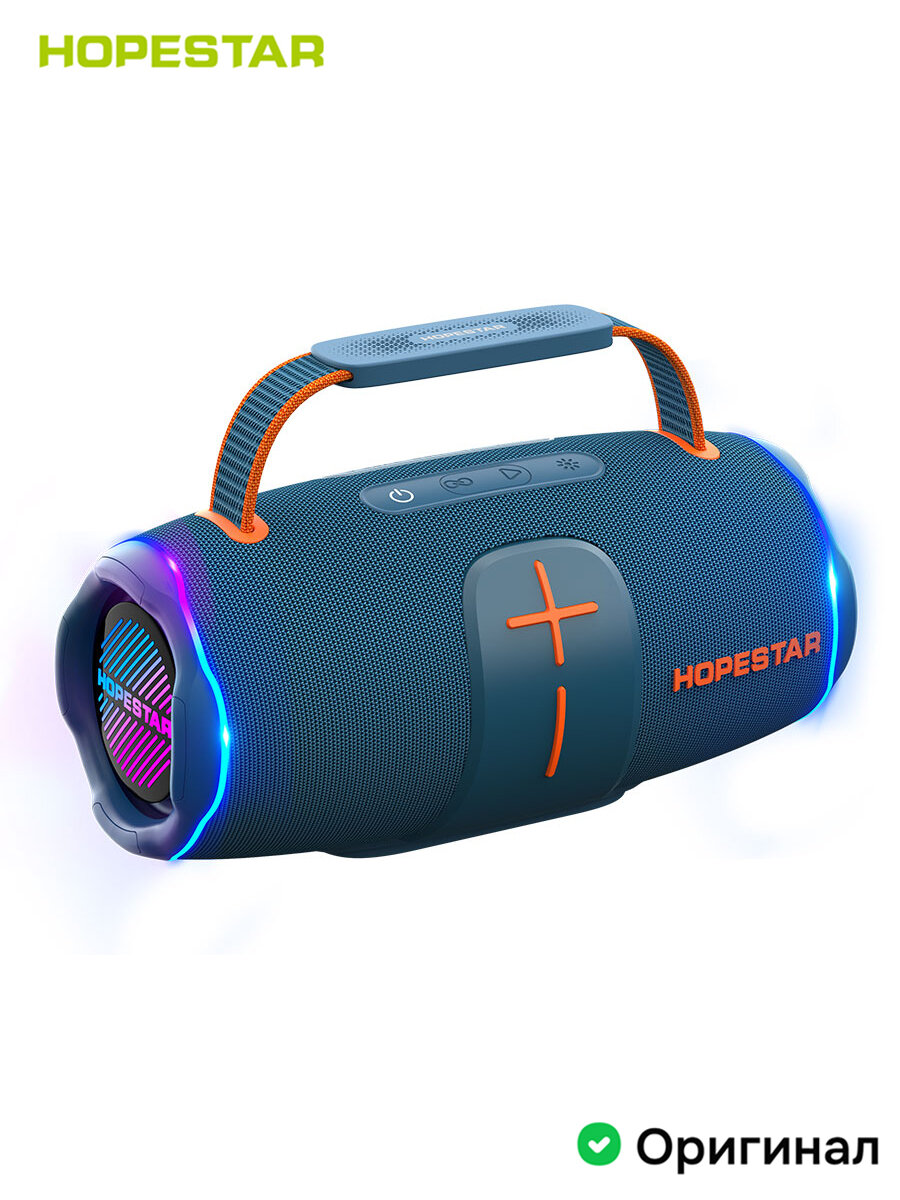 Портативная беспроводная колонка Hopestar H53 PRO 70 вт Синяя