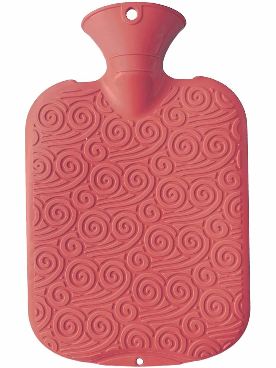 Грелка гипоаллергенная ПВХ 2 л, оранжевая