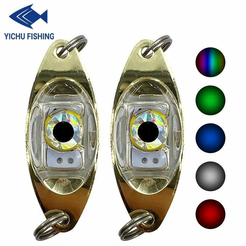 Светодиодная блесна для рыбалки триколор 3 шт