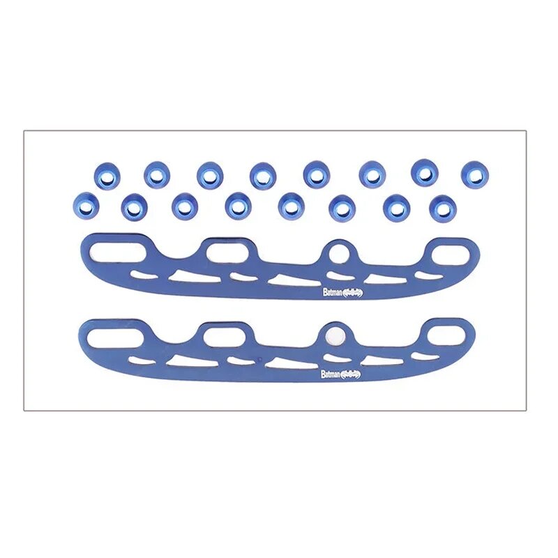 Толстые туфли для роликовых коньков из нержавеющей стали, сменные лезвия для хоккейного ножа для детей и взрослых, аксессуары для коньков Синий, Blue EUR 38-46