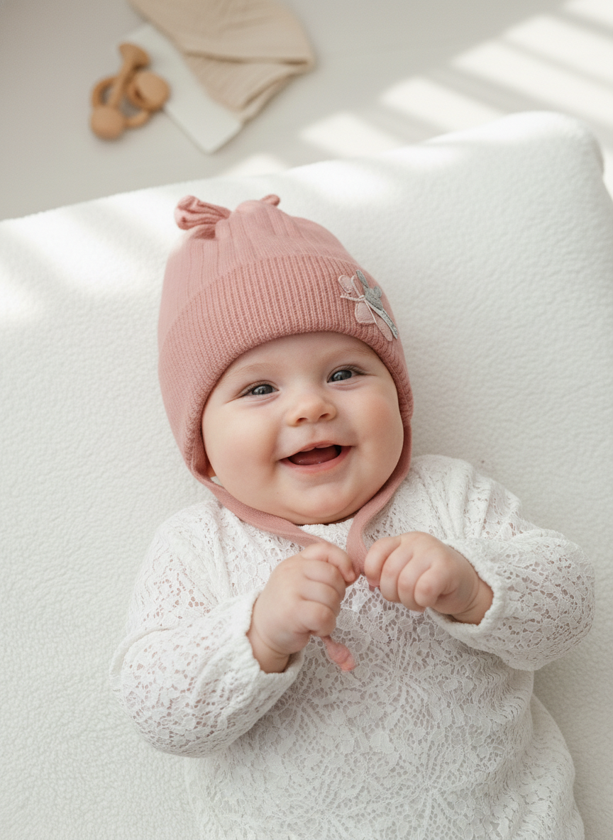 Шапка весна/осень для девочек