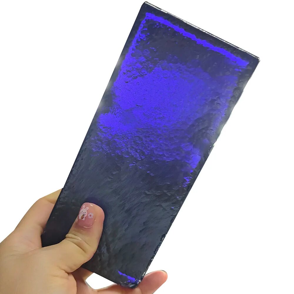 Необработанный синтетический Хрустальный Циркон, необработанный камень синего цвета, сырье для изготовления драгоценных камней