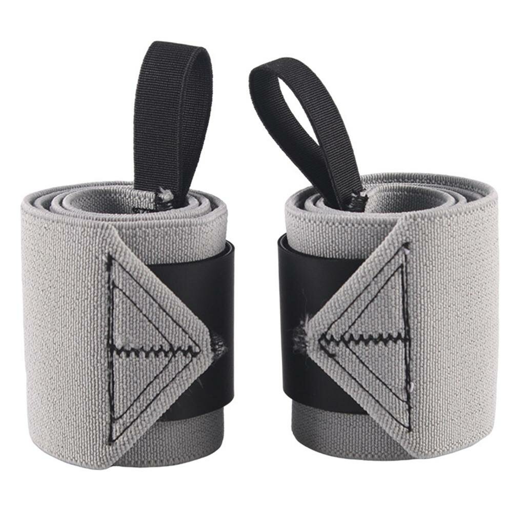 Наручные бандажи для фитнеса и спорта, Светло-серый