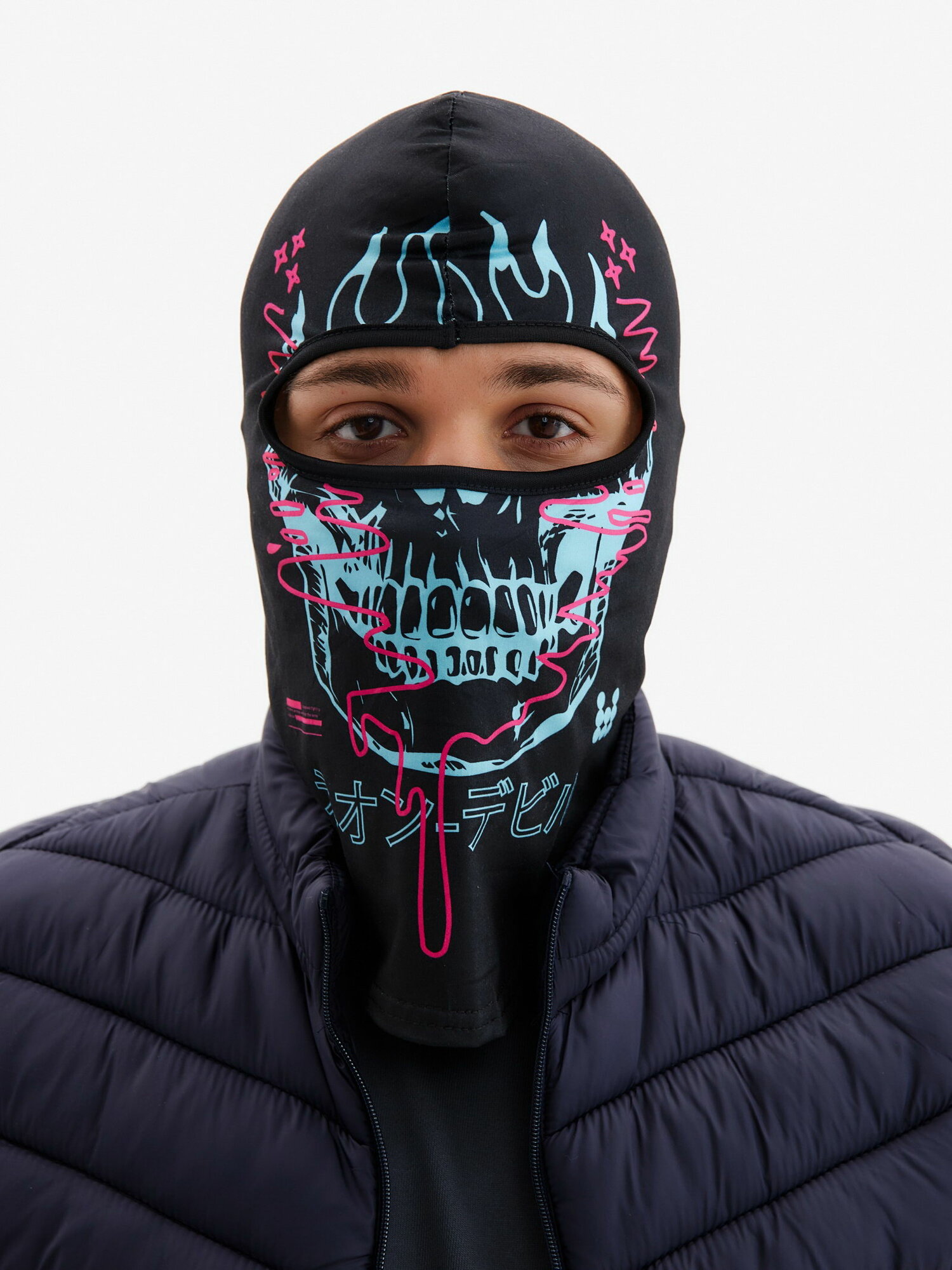 Маска-балаклава Demon, размер универсальный, чёрная, возраст: взрослый