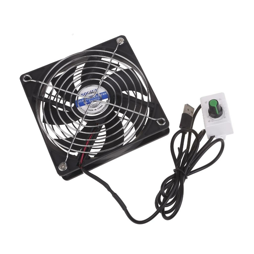 120-мм вентилятор охлаждения с USB-питанием, Одиночный вентилятор