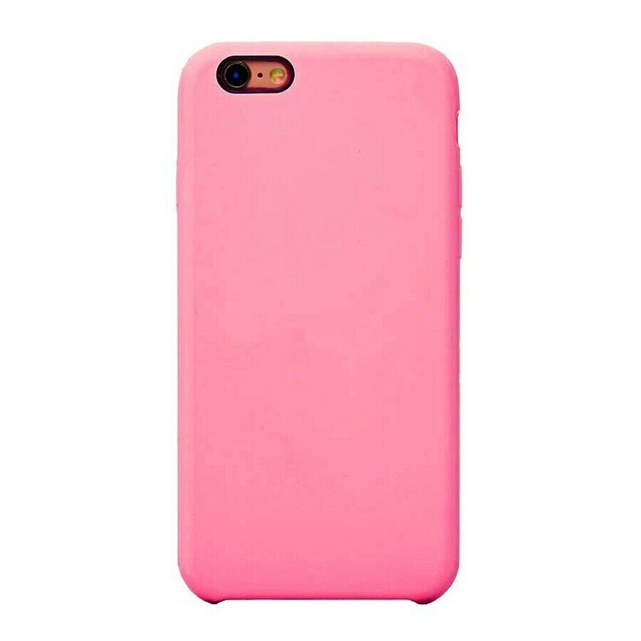 Силиконовая накладка без логотипа (Silicone Case) для Apple iPhone 6+ розовый