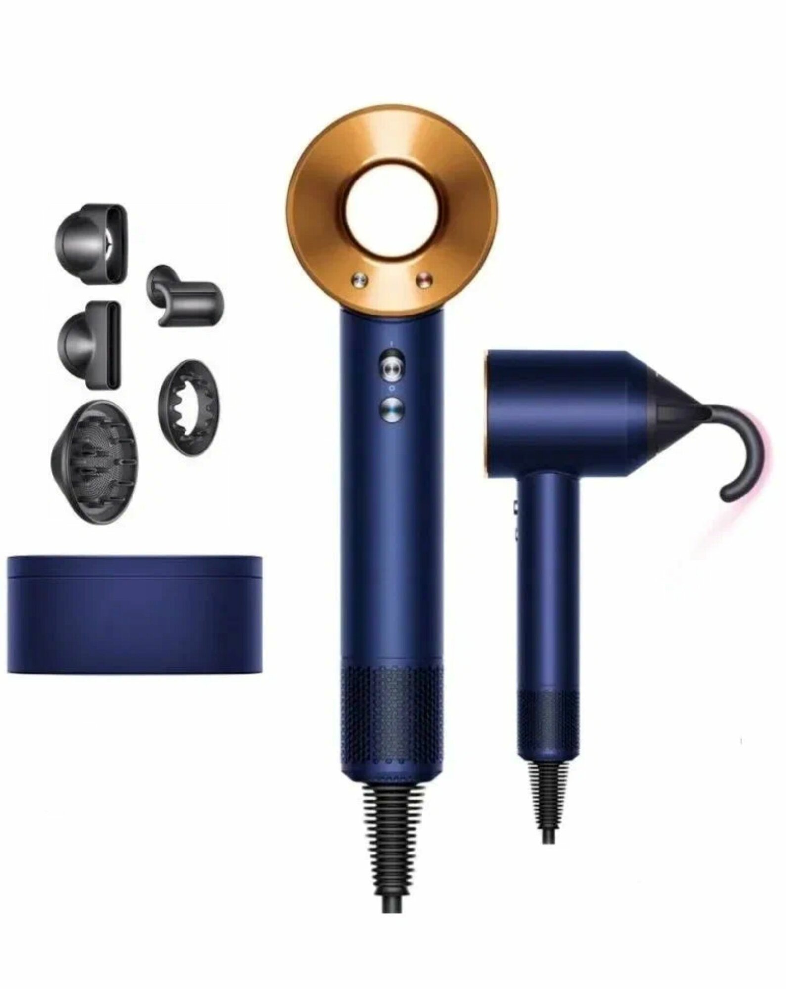 Фен Dyson Supersonic HD08, blue/copper (Синий/Медь), мощность 1600 Вт