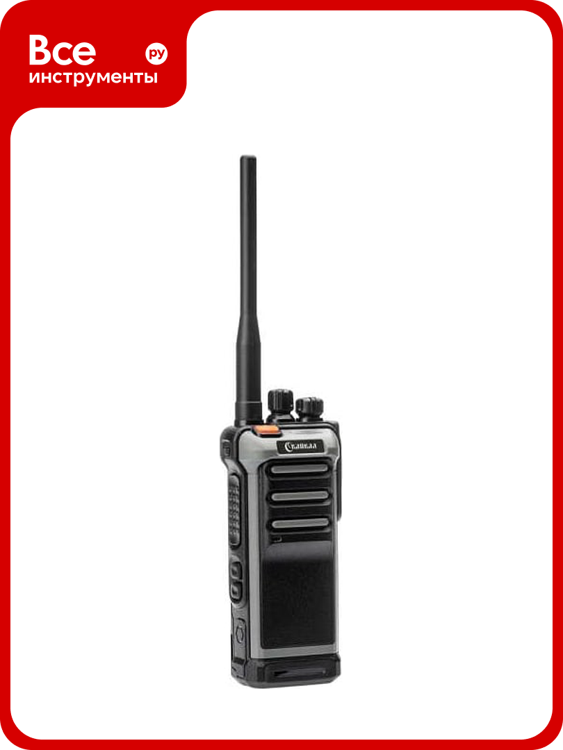 Рация Байкал -77 DMR 400-470 МГц, 32/10Вт/3000 мАч, серая 00028825