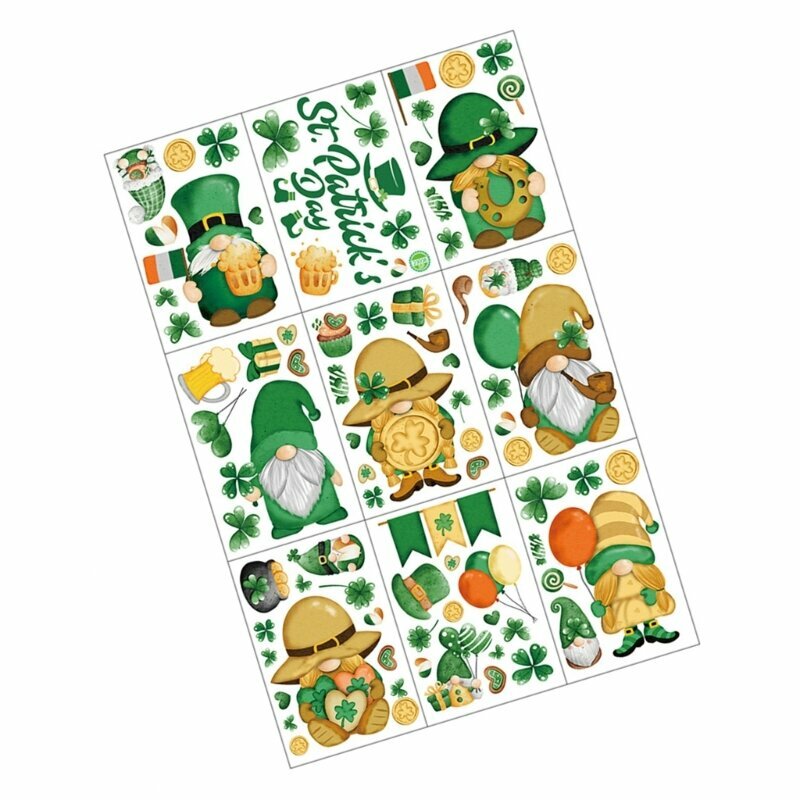 Декоративные Наклейки Статические Наклейки Оконные Наклейки Статический Декор Окон для Праздничных мероприятий