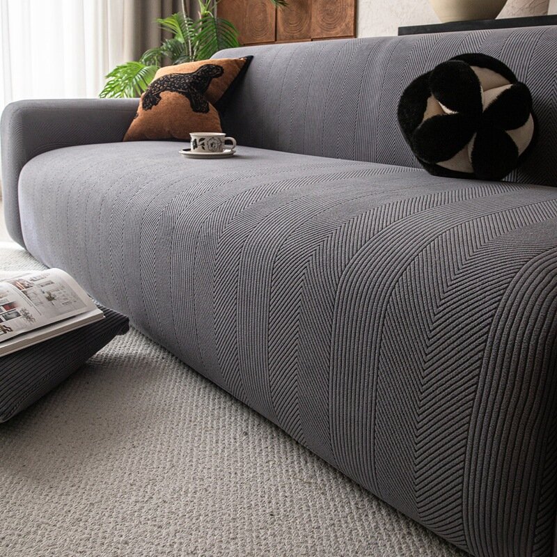 Водонепроницаемый чехол для дивана, защищающий от мочи, цельный эластичный чехол для дивана, устойчивый к царапинам от кошек, пылезащитный, защитный чехол для ленивого дивана.