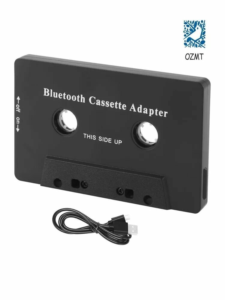 Универсальная кассета Bluetooth 5.0 Audio Car Tape Aux Stereo Adapter с микрофоном совместим телефона MP3 AUX Cable CD Player