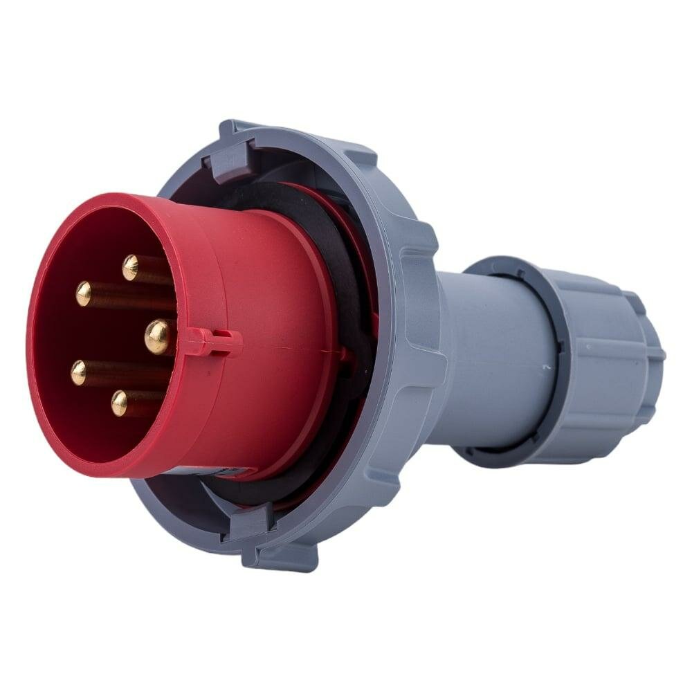 Переносная вилка EKF PROxima 0252 3Р+РЕ+N 32А 380В IP67 ps-0252-32-380