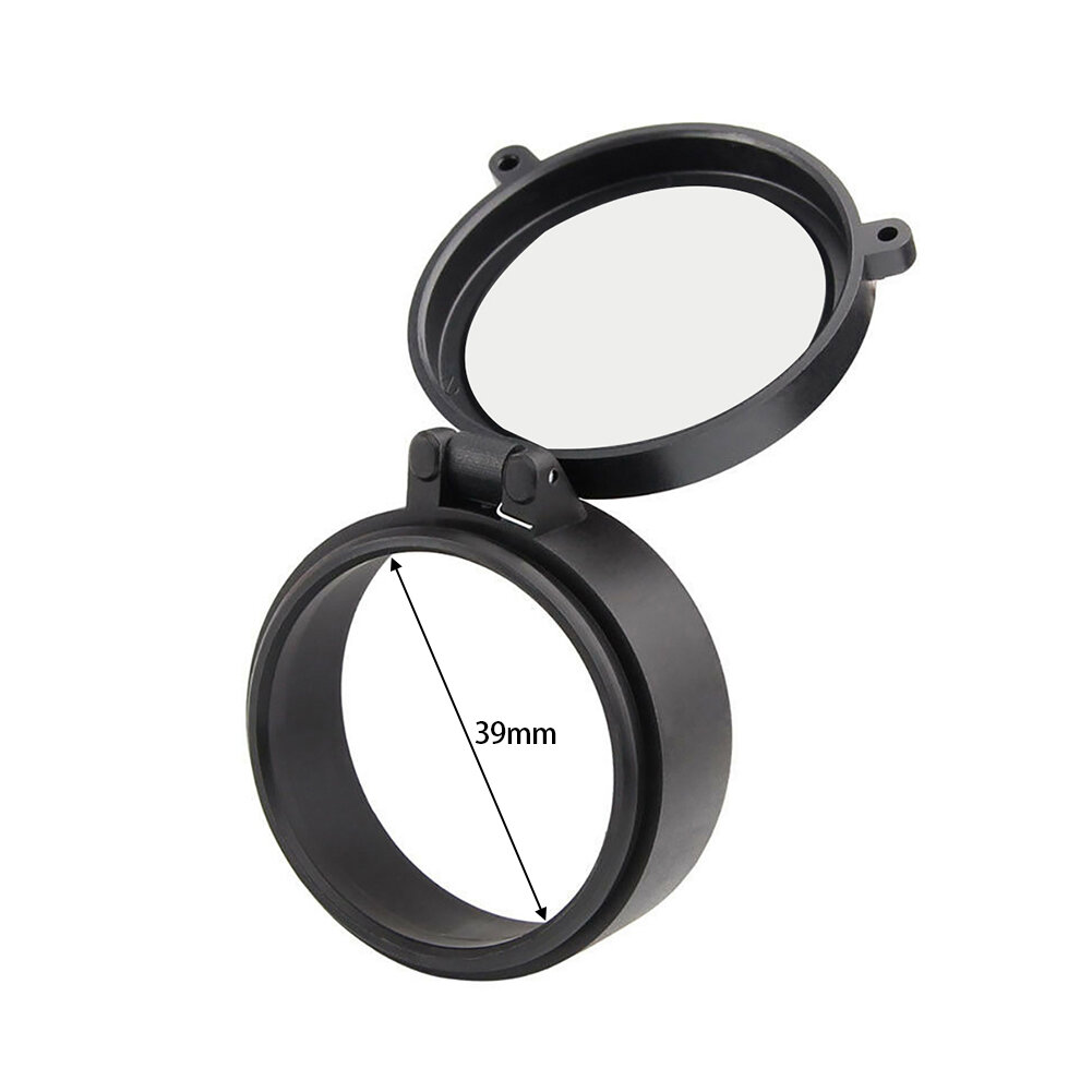 Прозрачная защитная крышка для линзы оптического прицела страйкбольной винтовки, откидная, с пружинным механизмом быстрого открытия