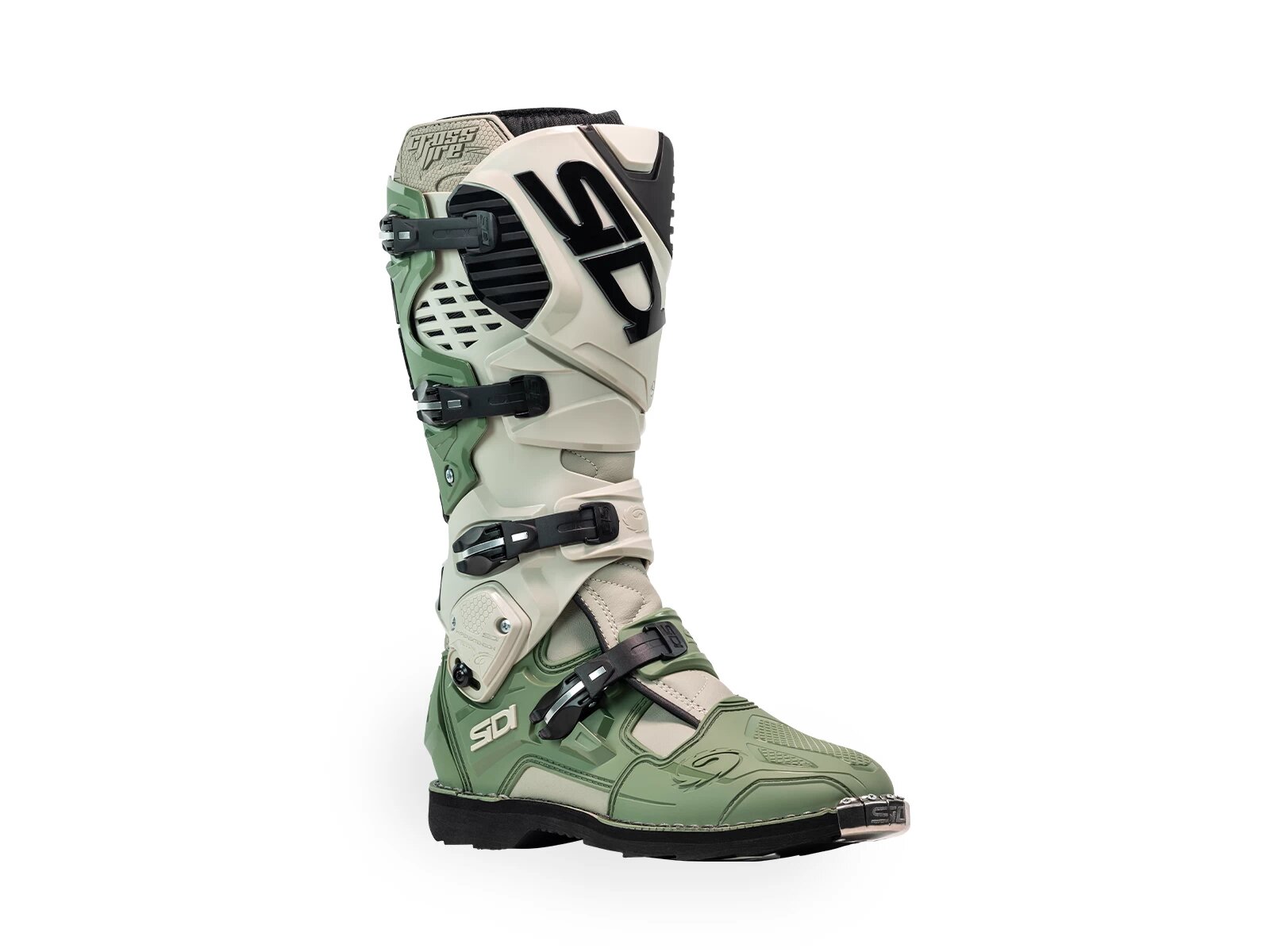 Мотоботы мужские SIDI CROSSFIRE 3 Army/Sand, песочно-зеленый, 44EU/43RU