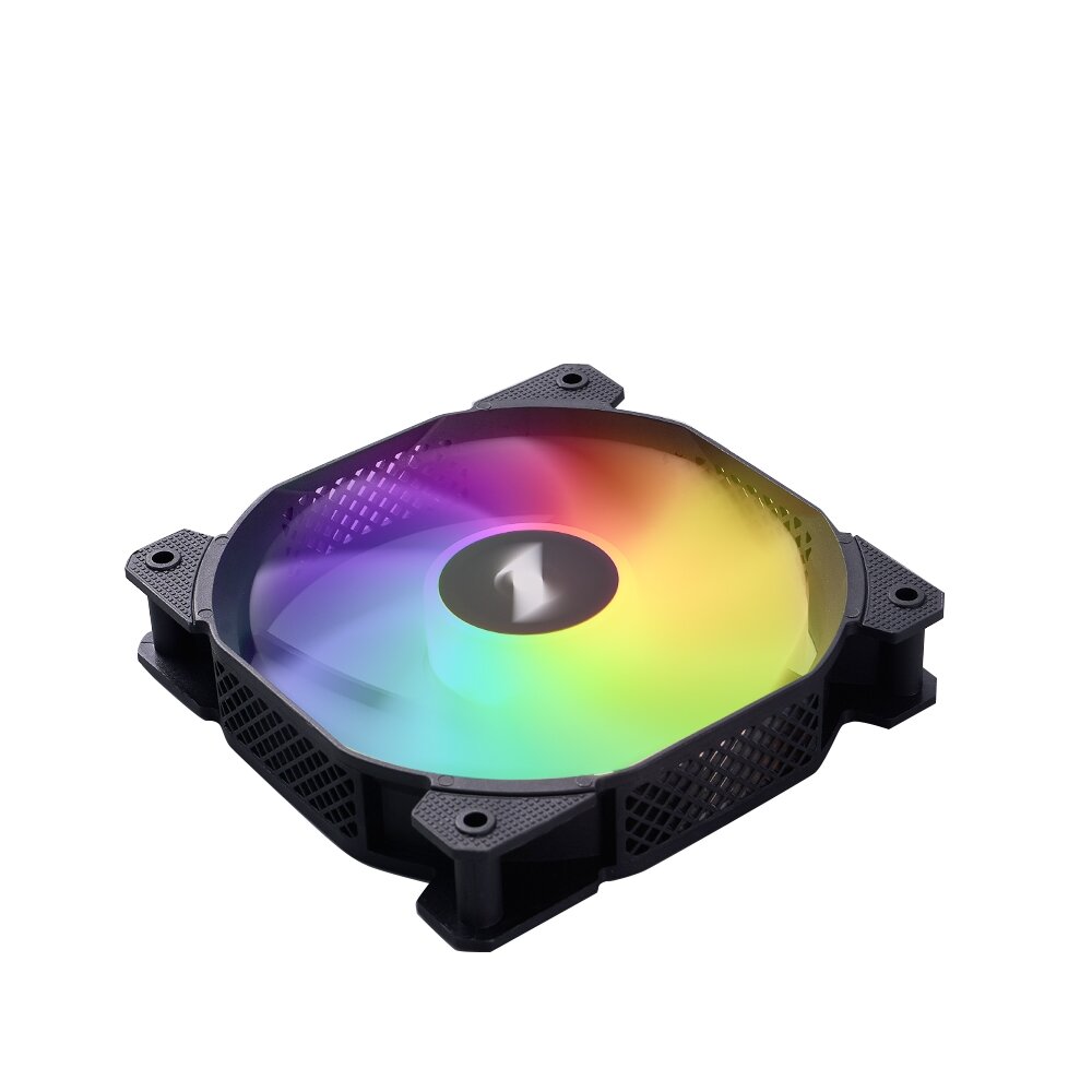 Комплект вентиляторов для корпуса 3 шт. 1STPLAYER F7 Black / 120mm ARGB 3pin 5V PWM 4pin 12V 600-1800rpm 56.34cfm 36.99dBA