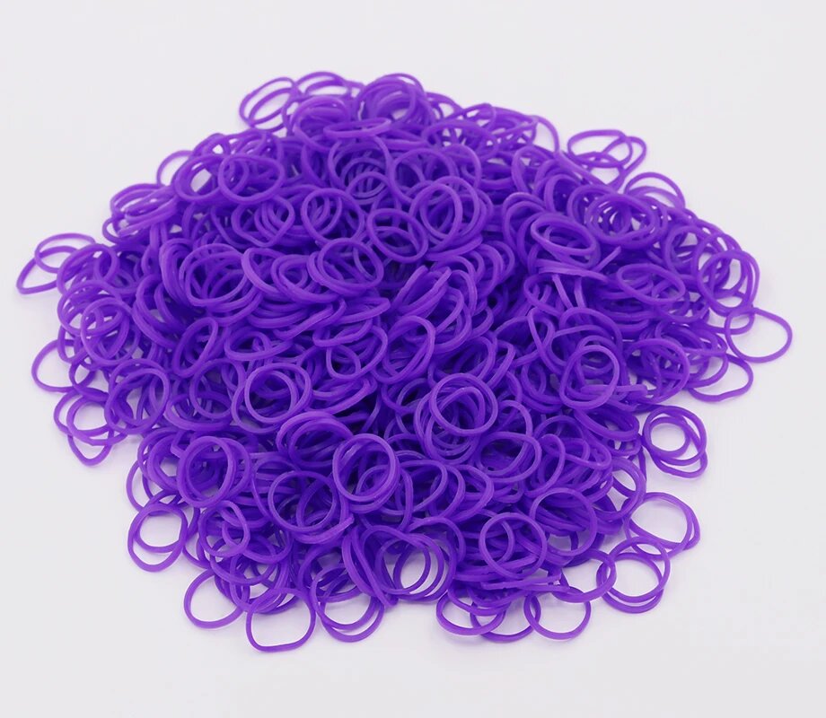 Резинки для плетения фиолетовые CS20 purple