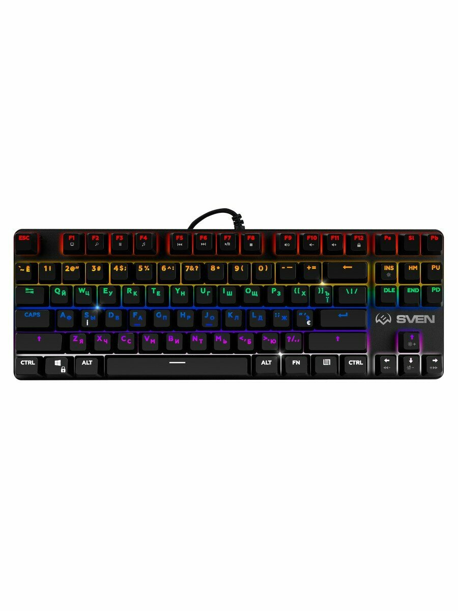 Клавиатура проводная SVEN KB-G9150 black (USB, 87 клавиш) (SV-017651)