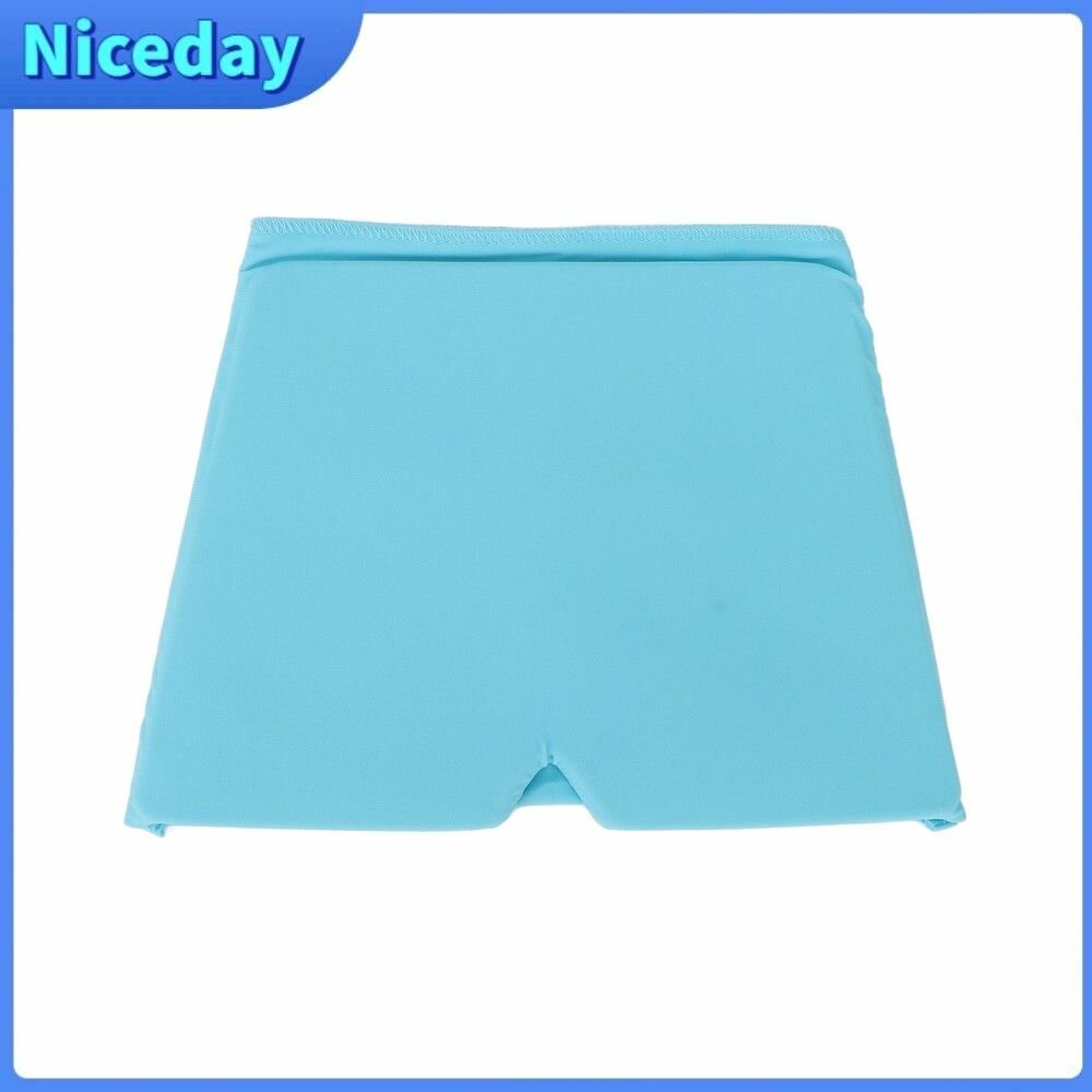 Шапочка-маска охлаждающая от мигрени, снимает стресс и головную боль, голубого цвета