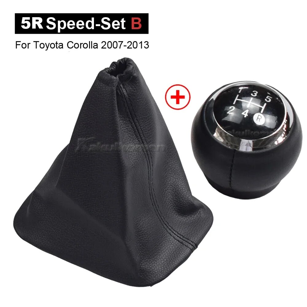 Новая 5/6-скоростная ручка переключения передач, ручка переключения передач, Black 5 Speed Set