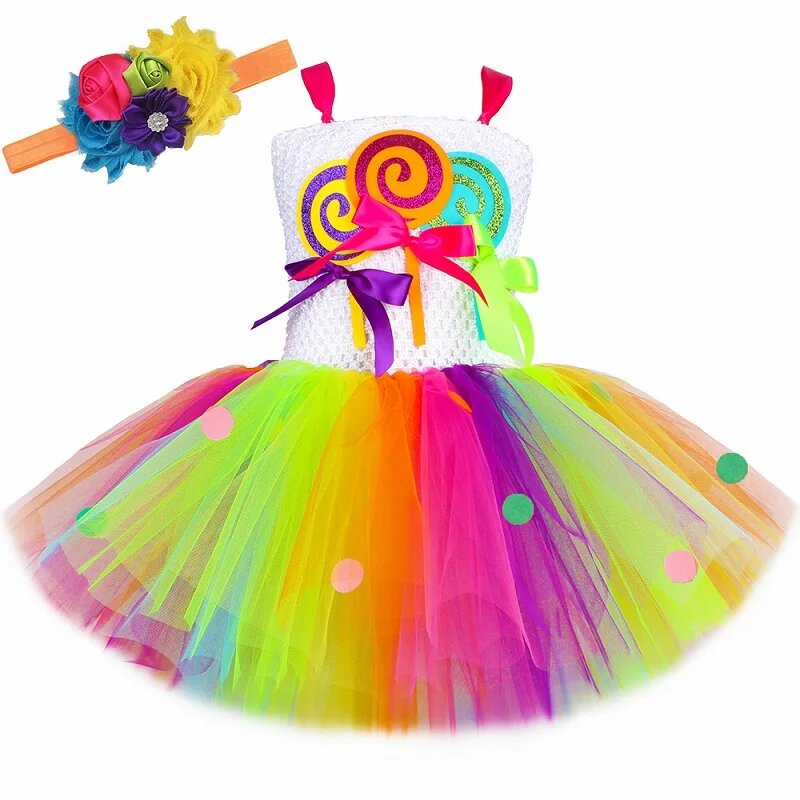 Платье-пачка для девочки 6T, цвет Dress and Headband A