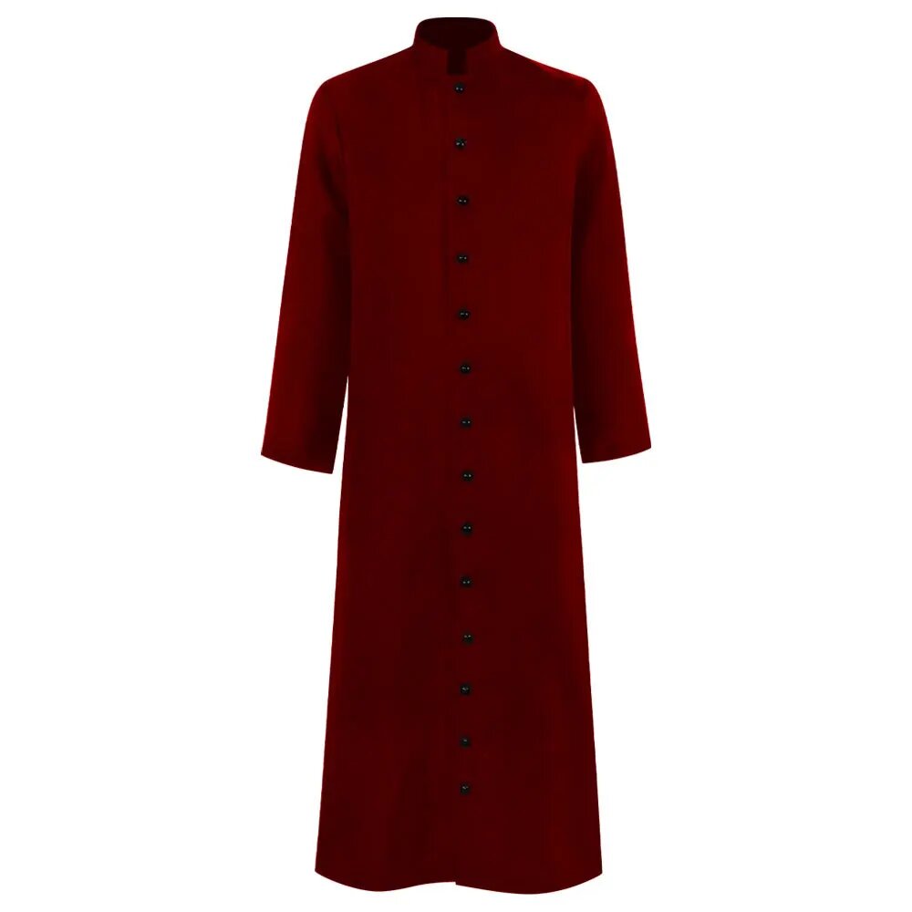 Костюм монаха для косплея Бордовый, М, Коричневый