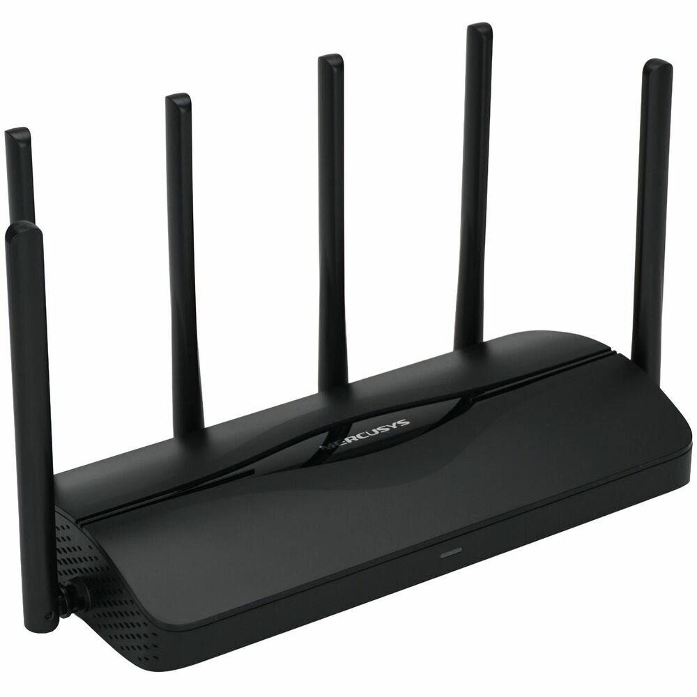 Беспроводной маршрутизатор Mercusys MR47BE, Wi-Fi 7 802.11be 9214Мбит/с, 2.4ГГц, 5ГГц, 6ГГц, 3xGLAN, 1xGWAN чёрный