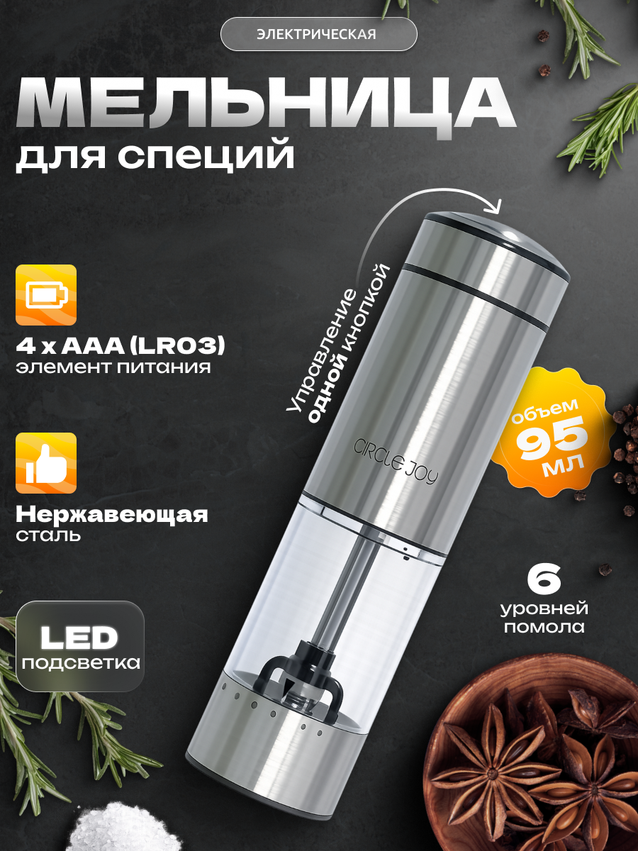 Электрическая мельница для специй Circle Joy Spice Electric Grinder (CJ-EG13)