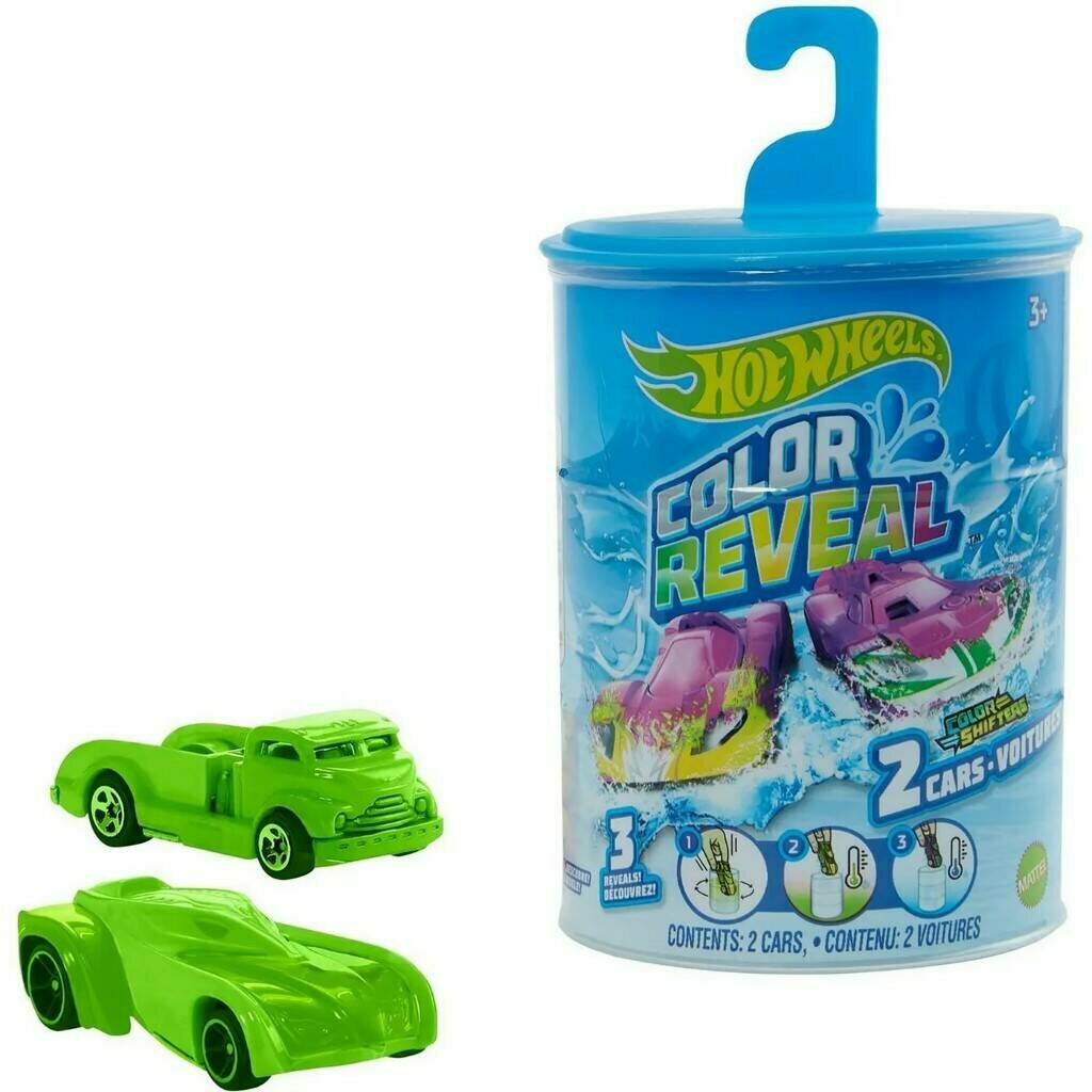 Набор-сюрприз Hot Wheels Меняющие цвет машинки 2шт в непрозрачной упаковке GYP13