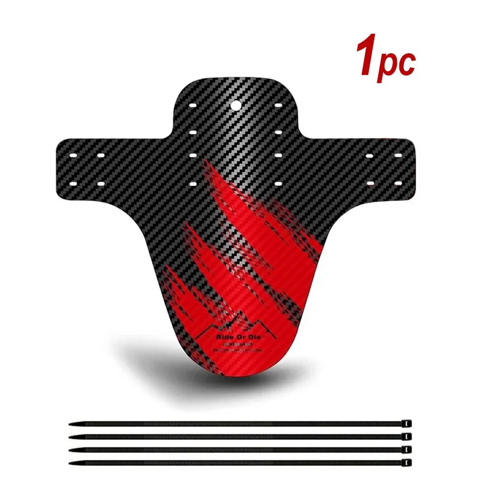 Велокрыло карбоновое, красное, 1pc