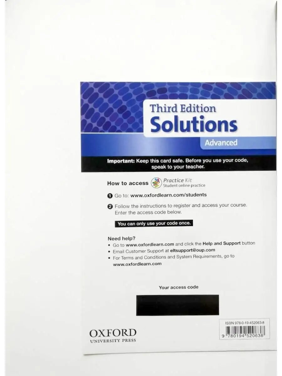 Solutions (3rd ed) Advanced Student's Book & Online Practice | Возраст 12-18 лет. — фото 1