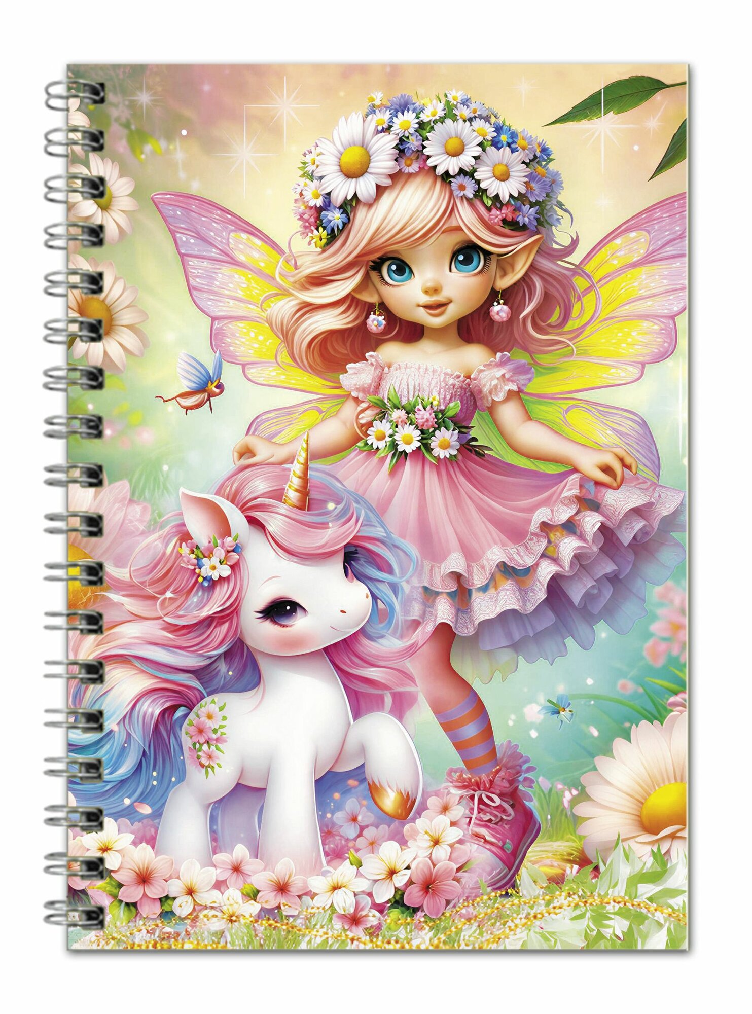 Блокнот "Единороги" вариант 17, для девочек, А5, матовой бумага