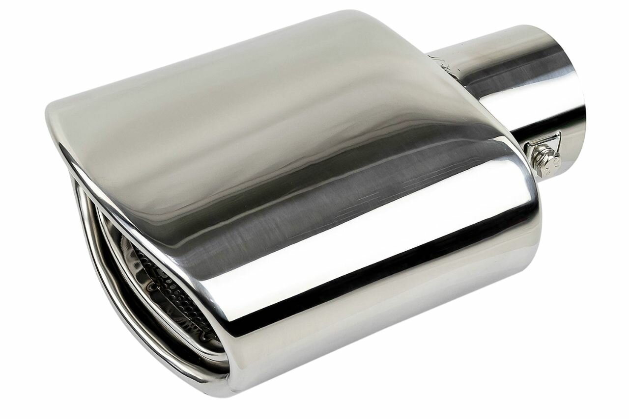 Овальная насадка глушителя Sal-Man HJ-H0088 d145х78мм из нержавеющей стали