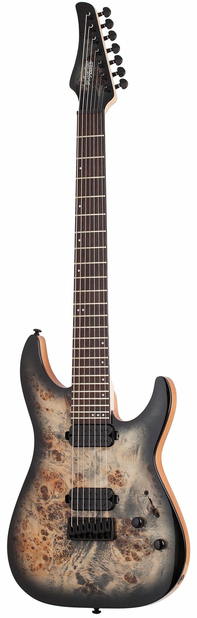 SCHECTER C-7 PRO CB -7 струнная электрогитара, 24 лада