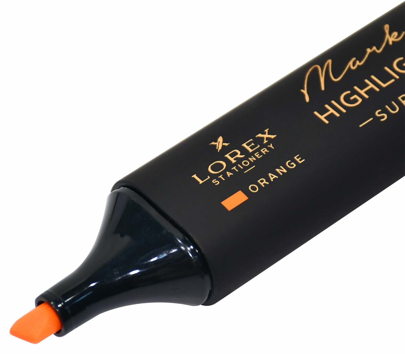 Маркер LOREX "Mark it SUPERIOR", скошенный наконечник, оранжевый неон 1 шт