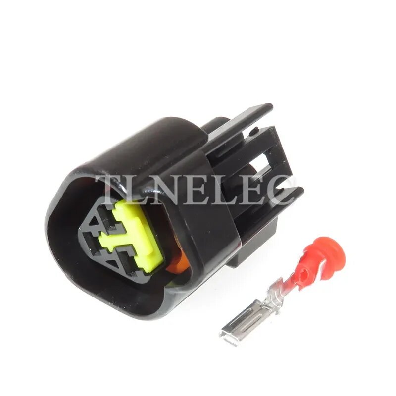 3-контактный автомобильный разъем, черный, female connector