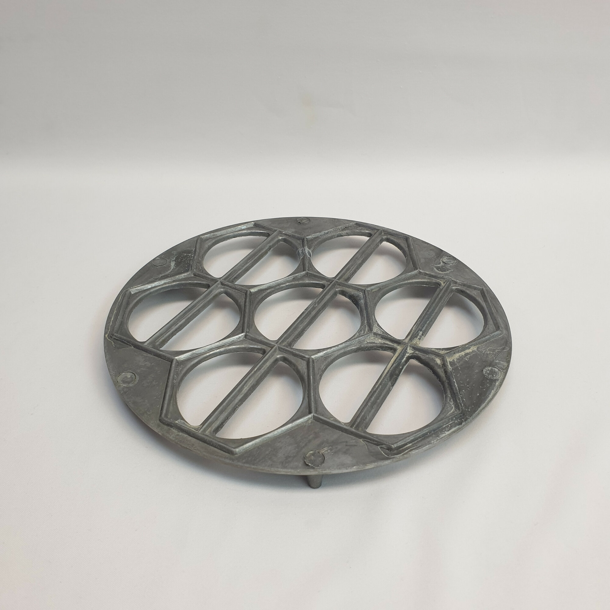 Винтажная форма для лепки мант, пельменей, пищевой алюминий, СССР