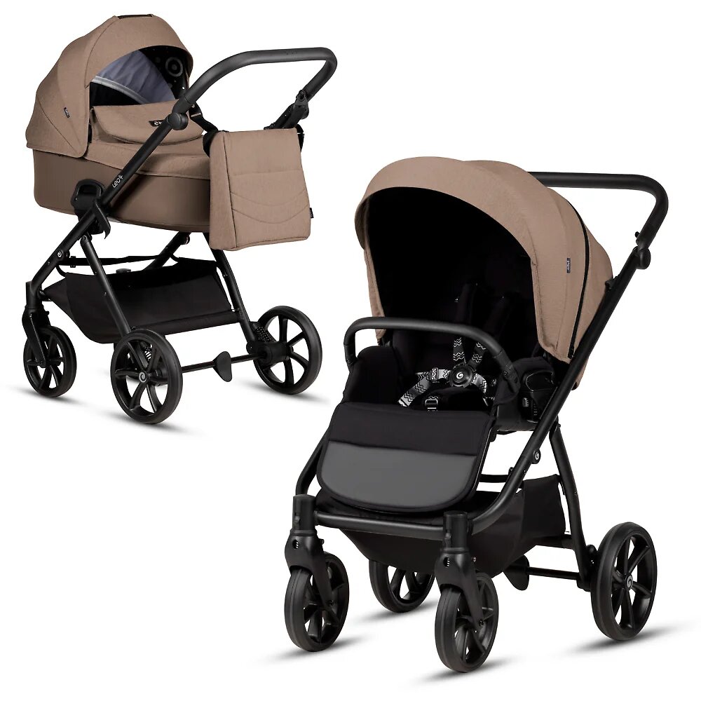 Детская коляска 2в1 Tutis Leo 3+, цвет Cinnamon (Светло-коричневый), артикул производителя 1582261