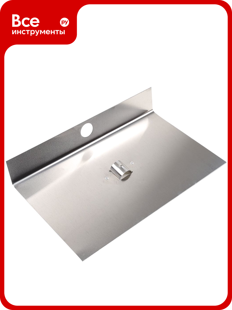 Алюминиевая лопата для снега спец 375х500 мм с планкой без черенка КПБ-1Б-375П