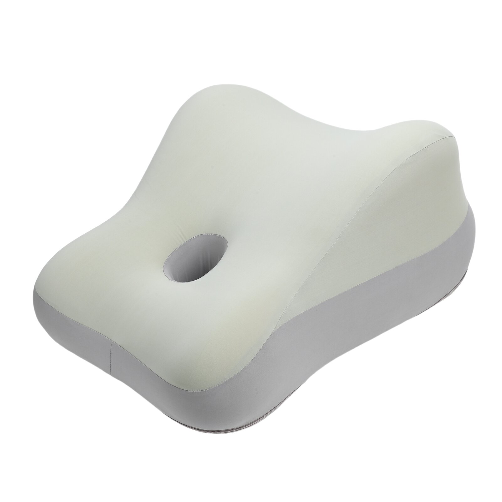 Подушка для ягодиц с эффектом памяти, хлопковая волнистая конструкция, многофункциональная современная подушка для ягодиц для сна, отдыха, поднимающая ноги, зеленая