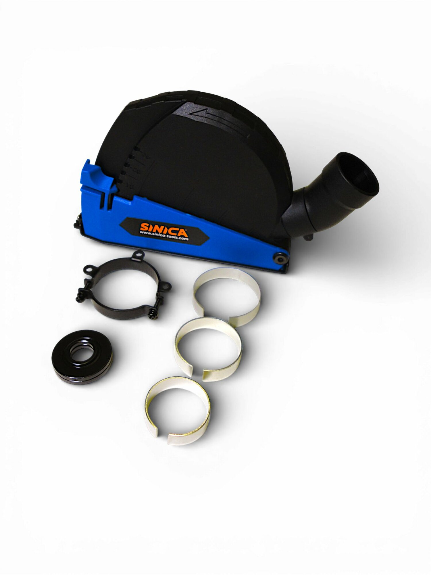 Кожух насадка-штроборез для УШМ защитный вытяжной Sinica 115/125 мм