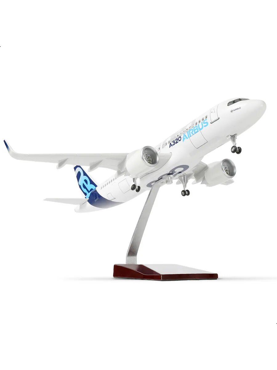 Модель Airbus A320 neo Прототип 1:100 с подставкой
