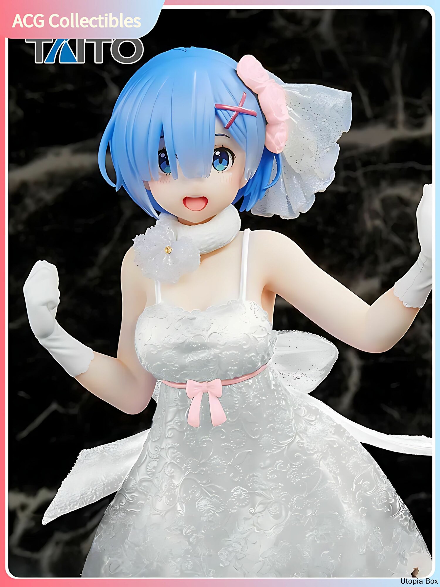 Фигурка Рэм в лёгком платье из аниме Re: Zero. Жизнь с нуля в альтернативном мире, 18 см, коллекционная модель