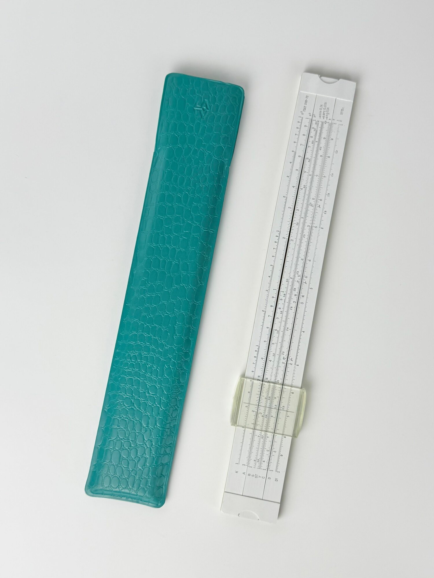 Счетная логарифмическая линейка СССР 1978 год Ленинград ГОСТ 5161-72