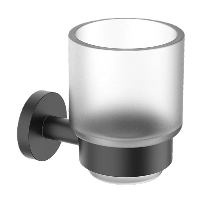 Стакан для зубных щеток Decor Walther Basic 0530960 черный матовый