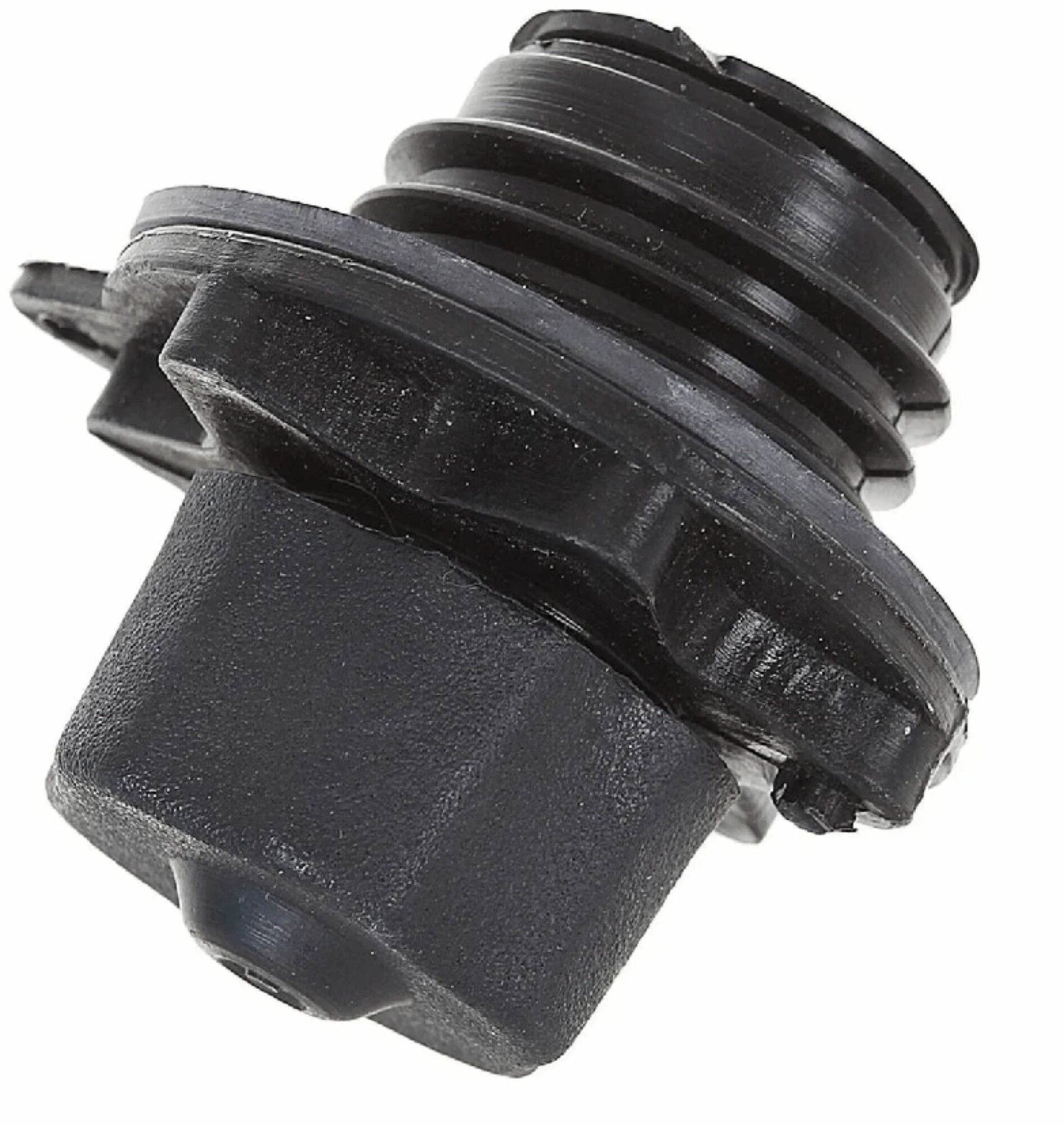 Комплект клапанов для резиновых лодок ЯРТ черный в сборке 2 шт