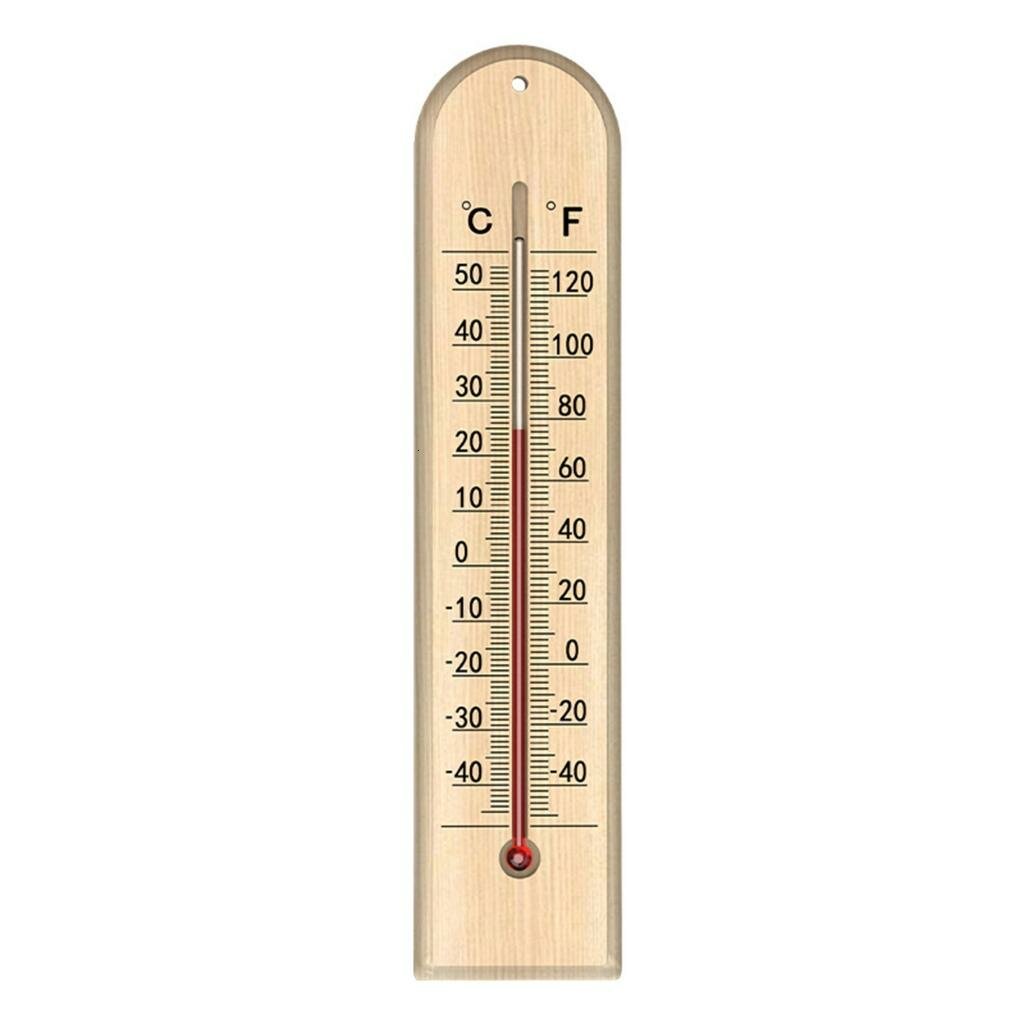 Деревянный термометр от –40 до 50 °C, Большой