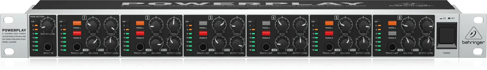 Усилитель для наушников Behringer HA6000 Powerplay